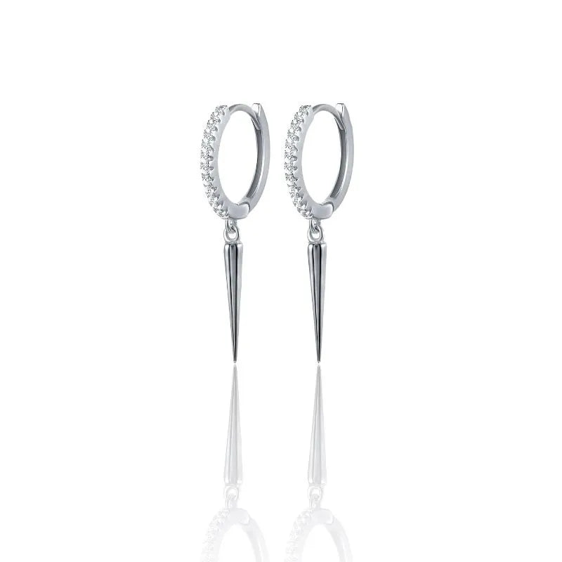 Plain Dart Shape Hoops – MyPiercingBook